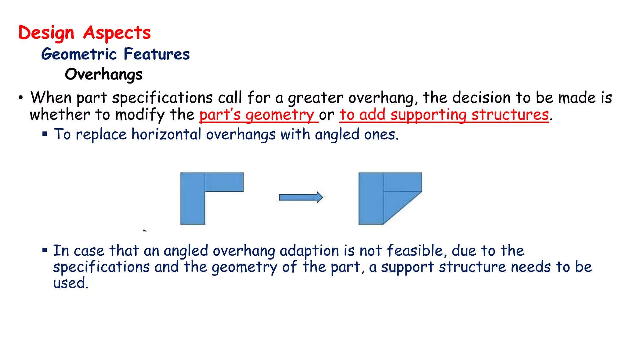 Lecture # 03 Design for Additive Manufacturing | PPTX