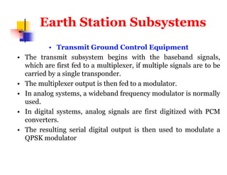 Earth Station Subsystem | PPT