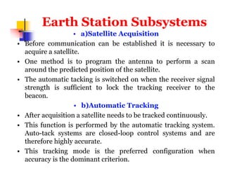 Earth Station Subsystem | PPT