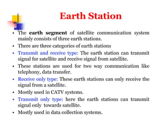 Earth Station Subsystem | PPT