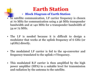 Earth Station Subsystem | PPT