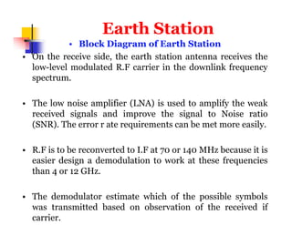 Earth Station Subsystem | PPT