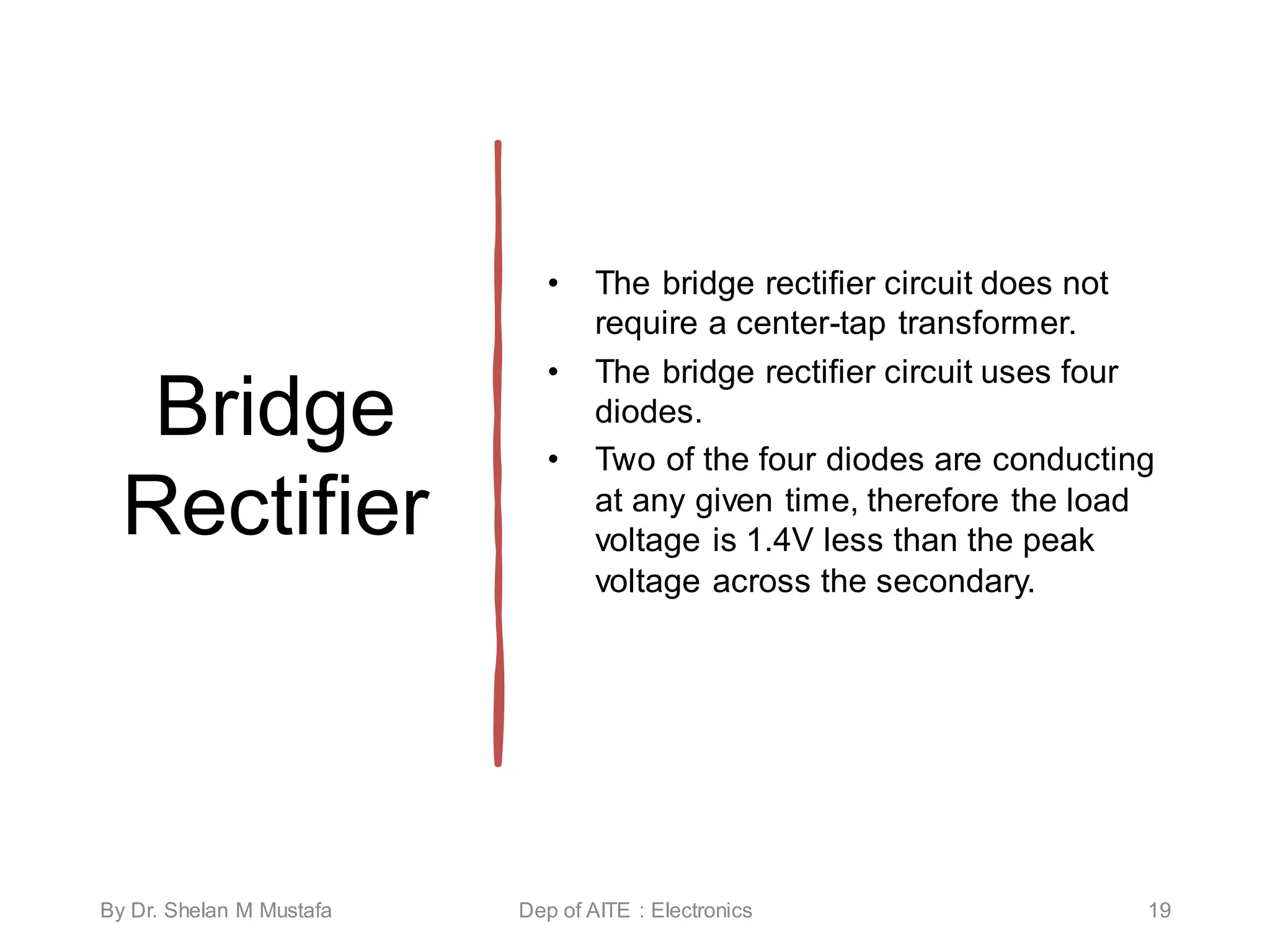 halfe wave rectifier and full wave recifiers | PPT