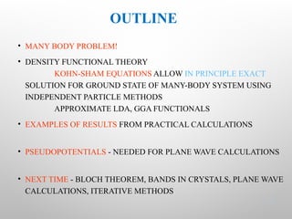 Lecture 03 Electrons in Materials Density Functional Theory.ppt