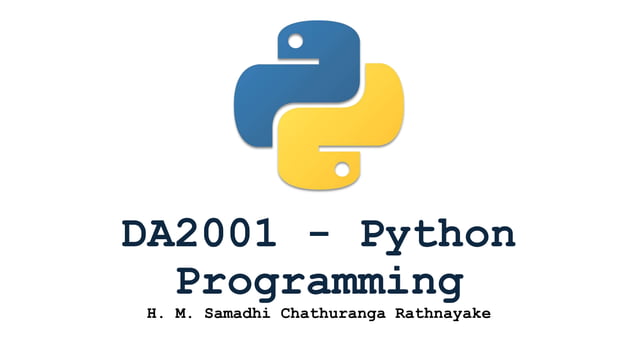 Lecture 03 of python programming - data nalaytics.pdf