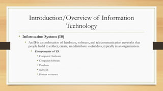 Lecture 03 IS (Information System) And IS Types | PDF