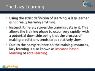 Lecture03 - K-Nearest-Neighbor Machine learning | PPT