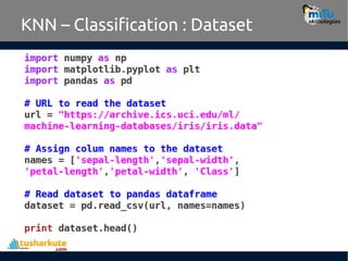 Lecture03 - K-Nearest-Neighbor Machine learning | PPT