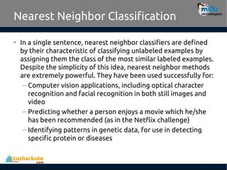 Lecture03 - K-Nearest-Neighbor Machine learning | PPT