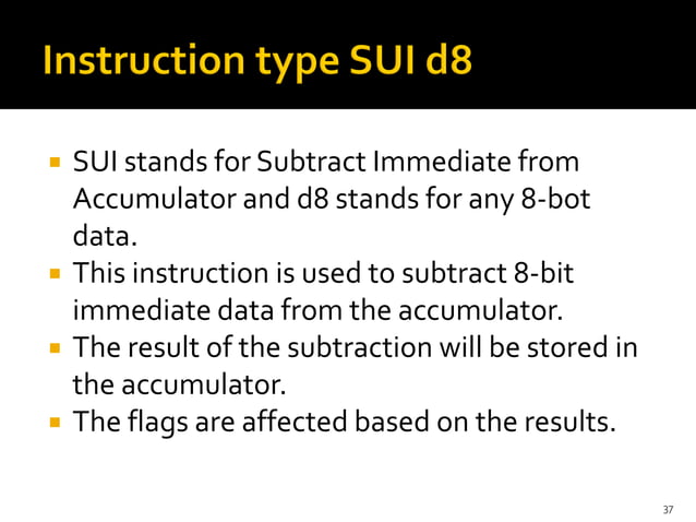 Lecture 03 Arithmetic Group of Instructions | PPT