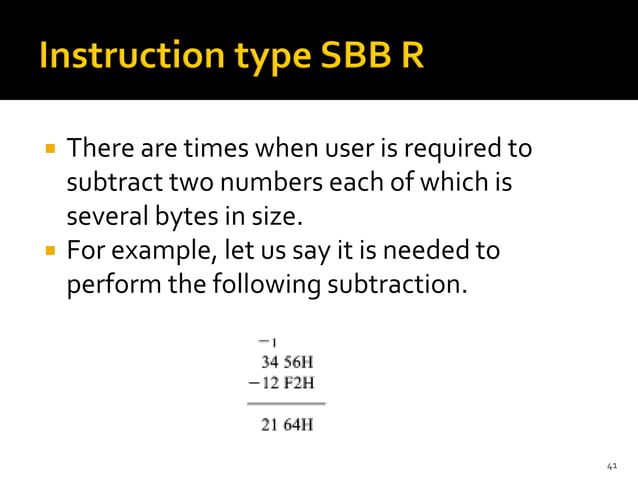 Lecture 03 Arithmetic Group of Instructions | PPT