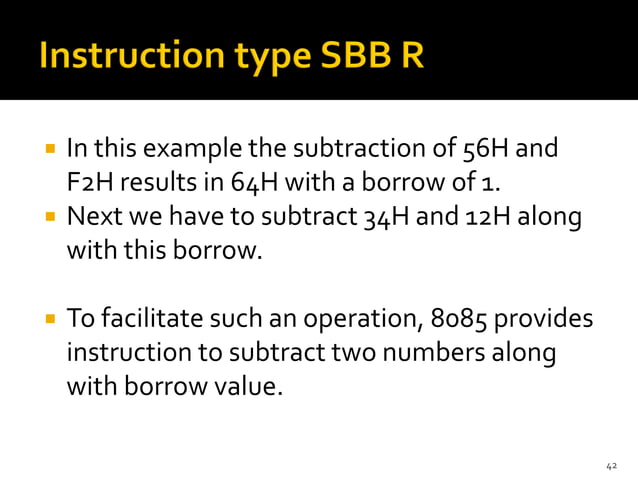 Lecture 03 Arithmetic Group of Instructions | PPT