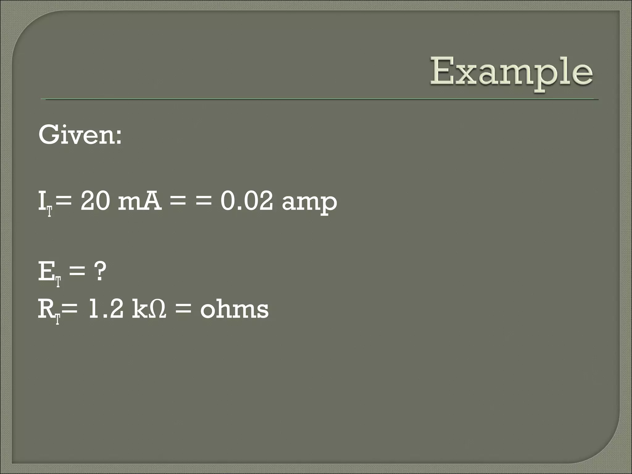 ohm's law and circuits | PPT