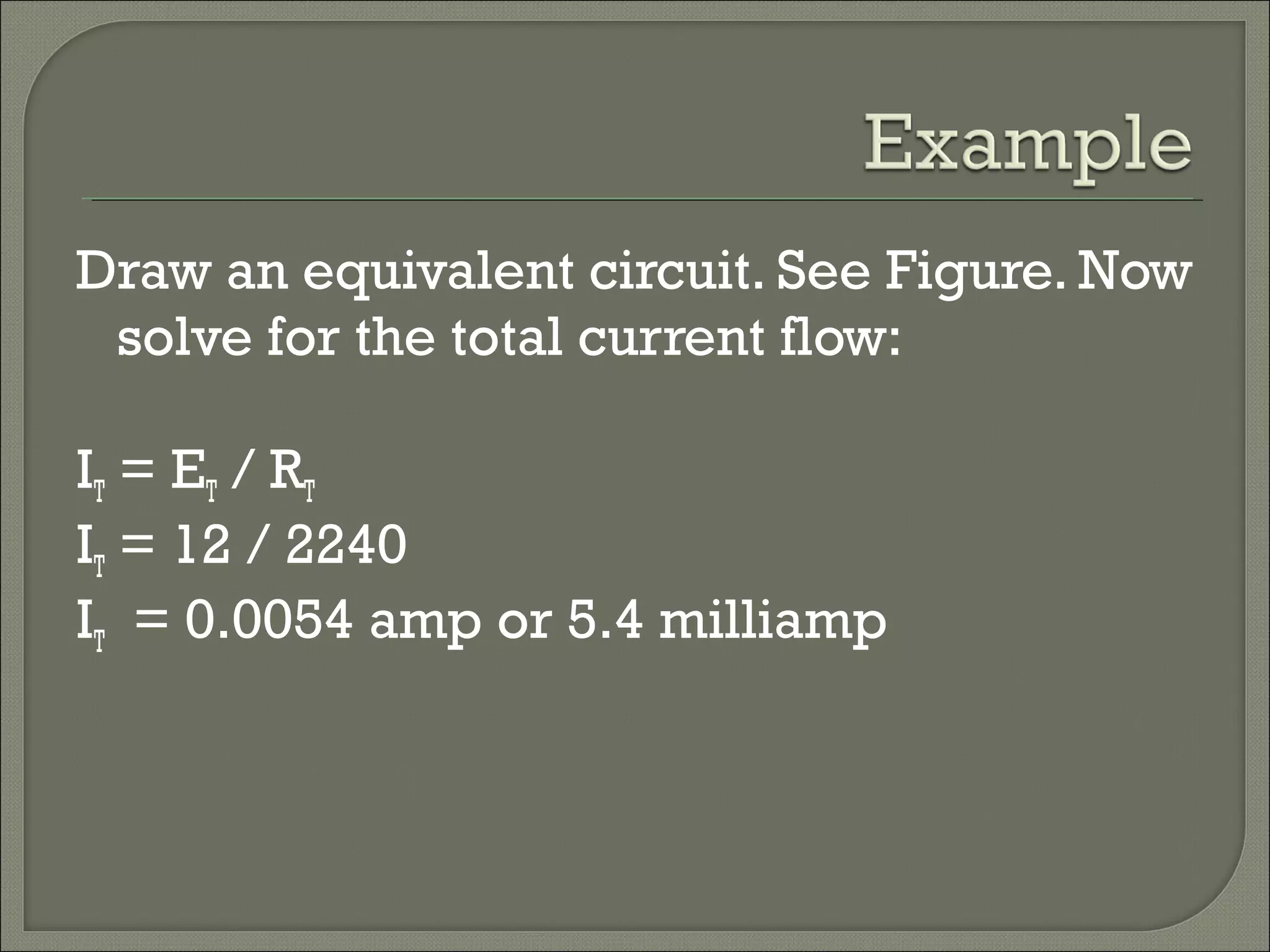 ohm's law and circuits | PPT | Physics | Science