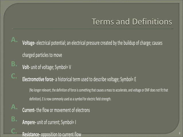 ohm's law and circuits | PPT | Physics | Science