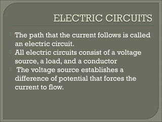 ohm's law and circuits | PPT