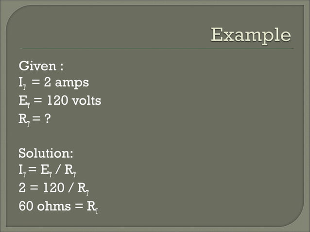 ohm's law and circuits | PPT | Physics | Science