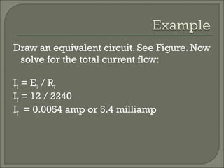 ohm's law and circuits | PPT