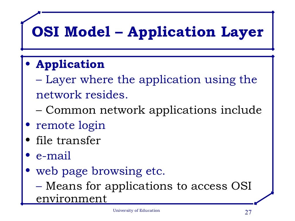 osi model