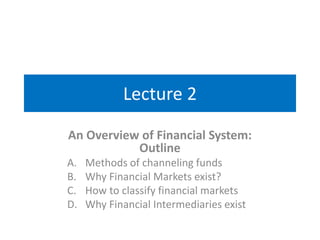 Overview of financial system and structure slides ppt | PPT