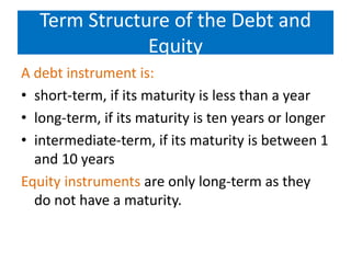 Overview of financial system and structure slides ppt | PPT