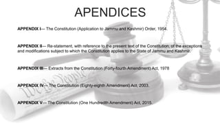 Lecture 03 salient features of constitution | PDF