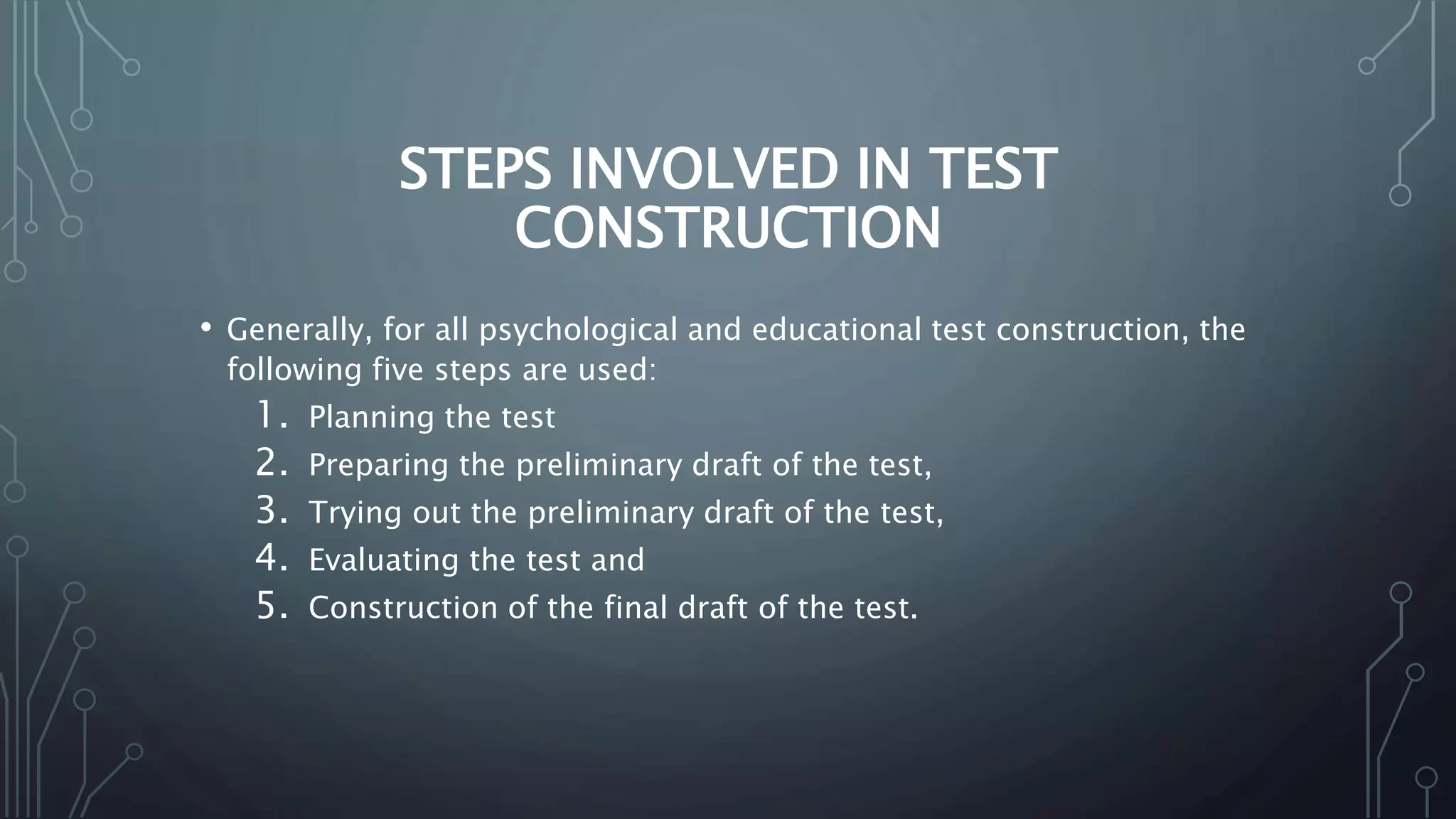 Test construction | PPT