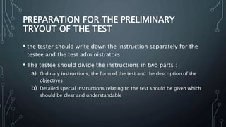 Test construction | PPT