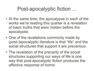 Lecture 03 - The End, and Afterwards | PDF