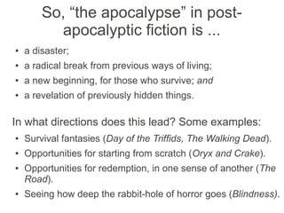 Lecture 03 - The End, and Afterwards | PDF