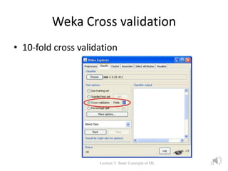 Lecture 3: Basic Concepts of Machine Learning - Induction & Evaluation | PDF | Web Development ...
