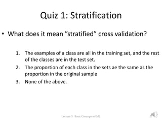Lecture 3: Basic Concepts of Machine Learning - Induction & Evaluation | PDF | Web Development ...