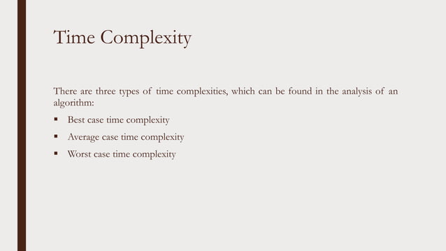 Lecture 03 Algorithm Analysis Ppt