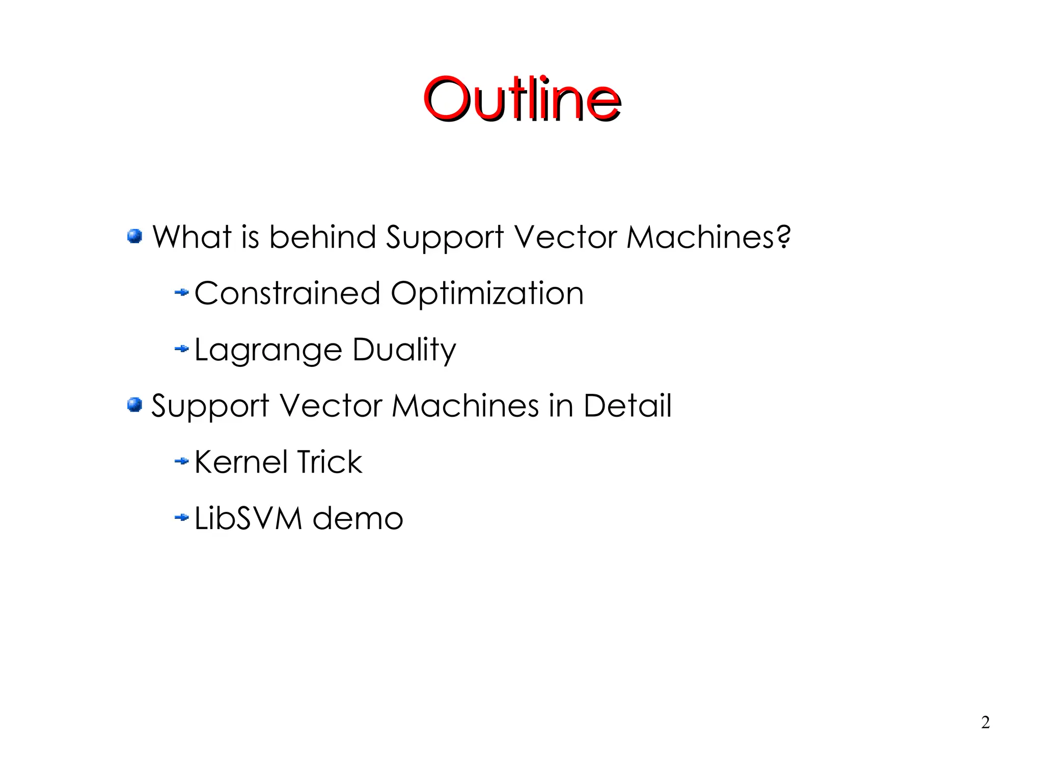 Lecture On Support Vector Machine In The Field Of Ml Ppt