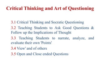 Lecture 03 Critical Thinking and Art of Asking Questions.ppt