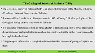 Natural resources of Pakistan (Economy of Pakistan | PPTX