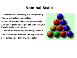 Lecture # 03 measurement scales | PPT