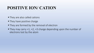ION AND ITS TYPES | PDF