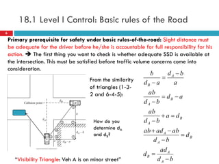 Lecture 03 Intersection Control (Traffic Engineering هندسة المرور & Dr ...