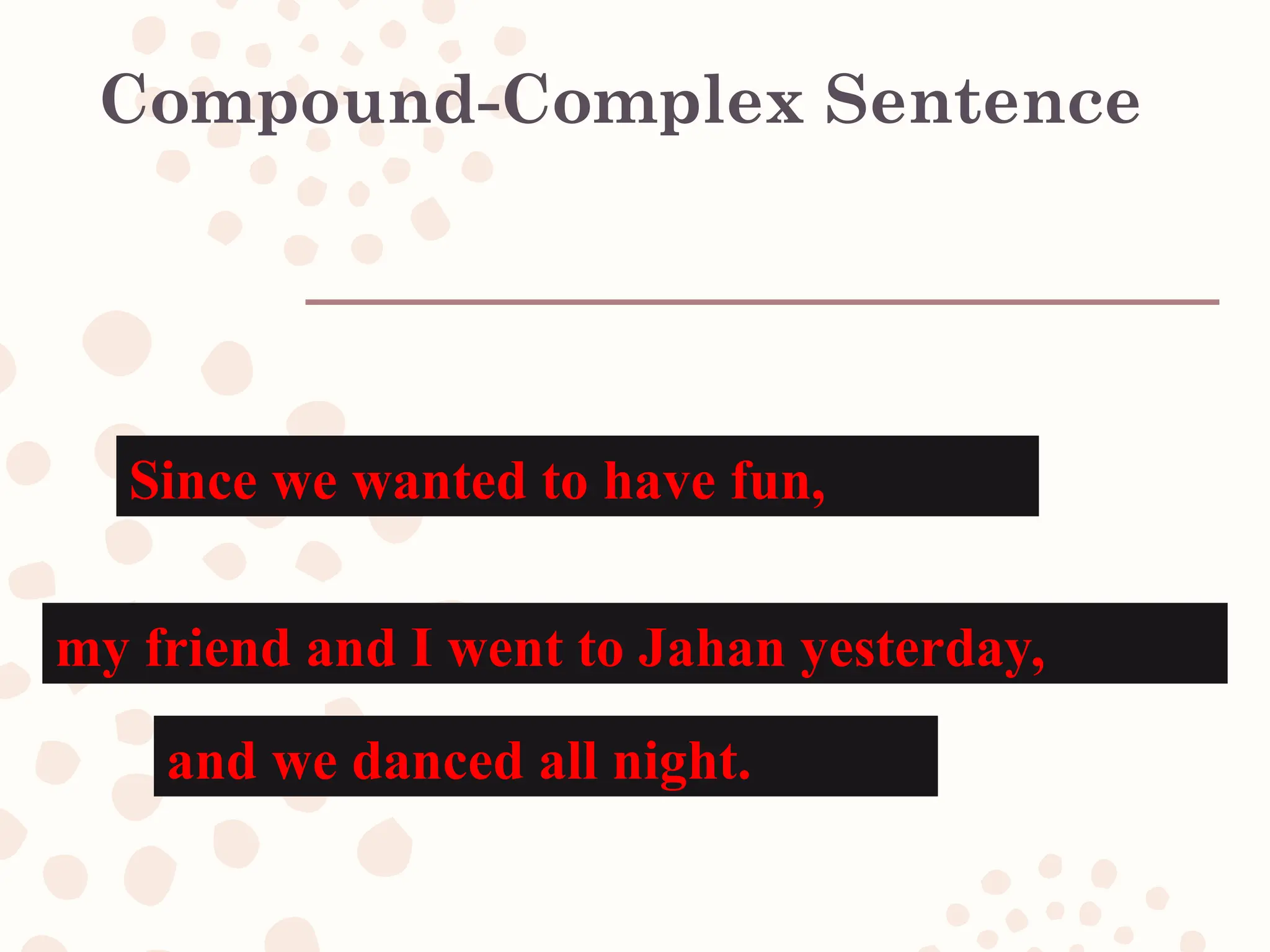 Lecture 03 sentence structure.and types ppt | PPT