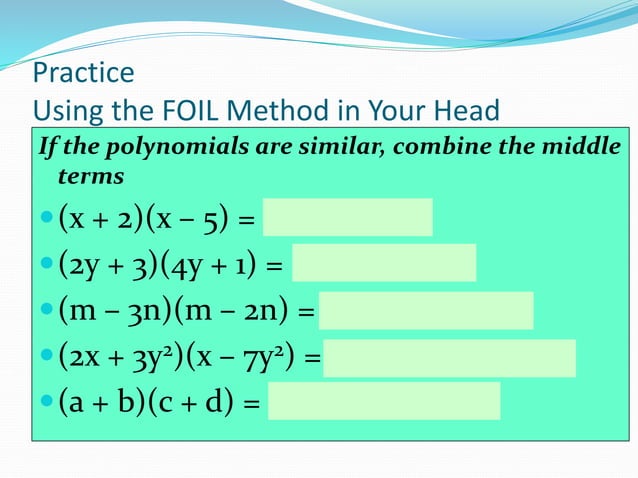 Lecture 03 special products and factoring | PPTX | Physics | Science