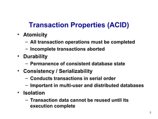 Transaction concurrency control | PPT