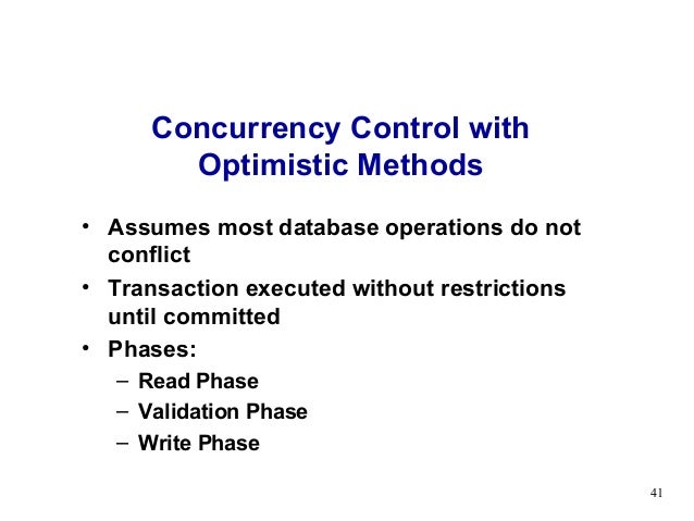 Transaction Concurrency Control