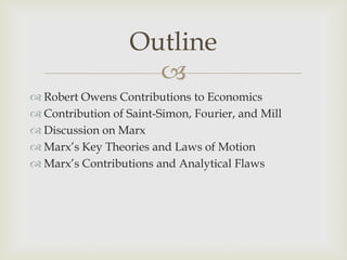 Utopians and Marx | PPSX