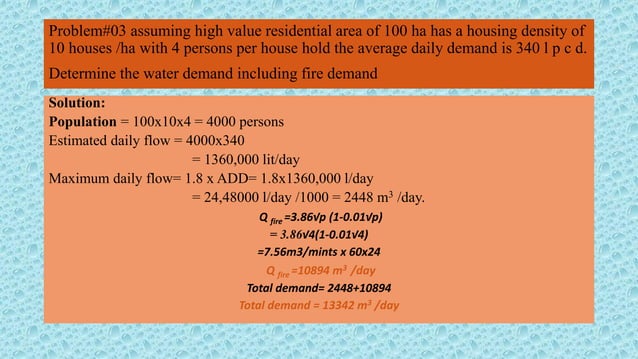 Lecture # 03 water supply and waste water management converted | PDF