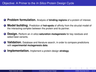 Computational Protein Design. 4. A Practical Exercise | PDF
