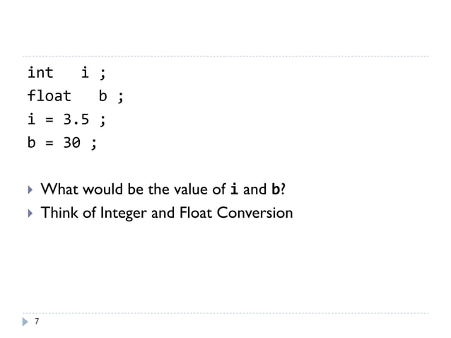 Introduction To Computer And Programing Lecture 04 Ppt 1356