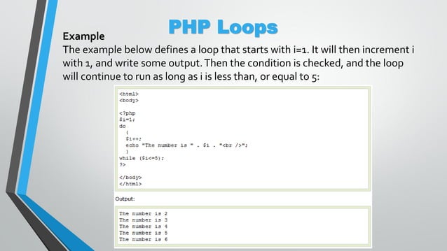 PHP Loops and PHP Forms | PDF