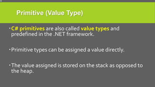 Data Types, Variables, and Constants in C# Programming | PPTX