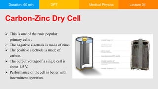 Effects of Currents and Type of Cells and Batteries | PPTX